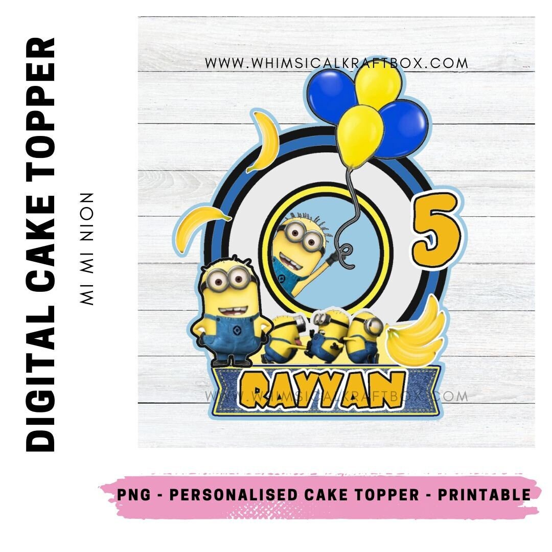 Minion Wedding Cake Topper