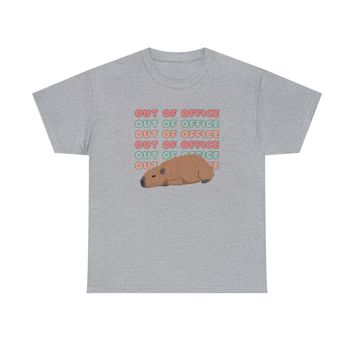 Capybara Shirt Capybara Gift Capybara Tshirt Capybaras Work - Etsy