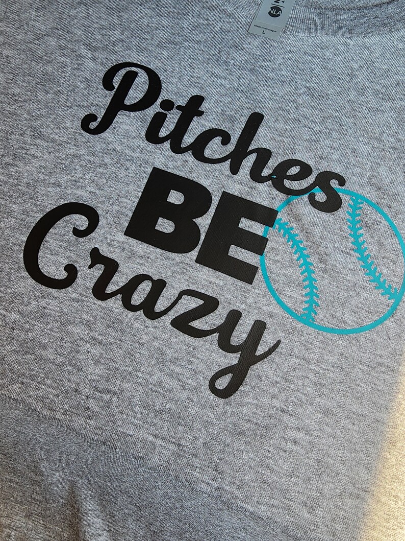Pitches Be Crazy softball/baseball - Etsy