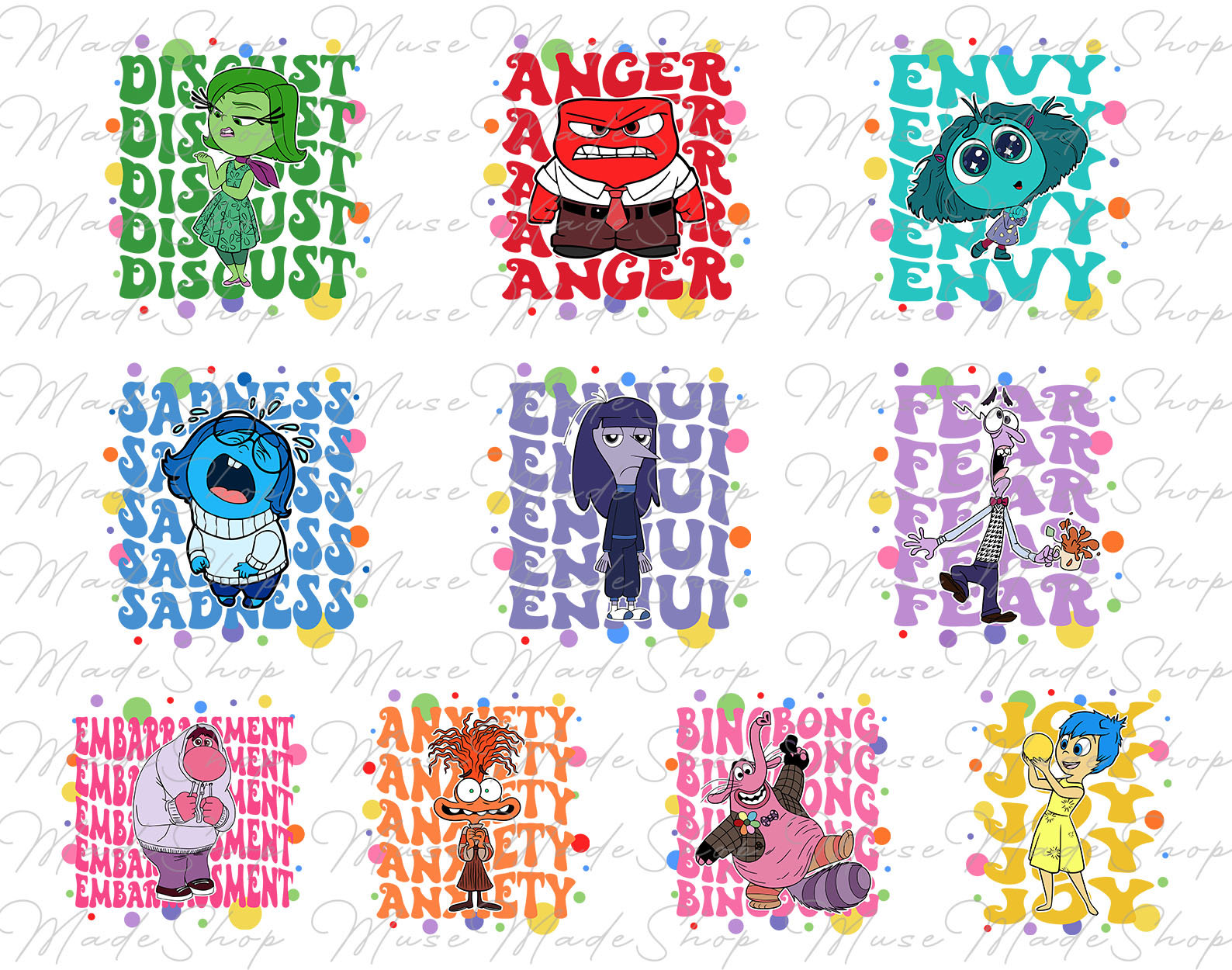 Friends Cartoon Emotions Png, Its Okay to Feel All the Feels Png ...