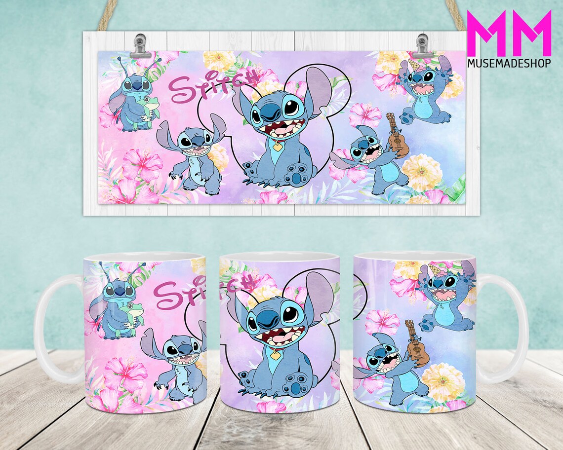 Cartoon Characters Mug Wrap, Cartoon 11oz & 15oz Mug Template, 11oz Mug ...