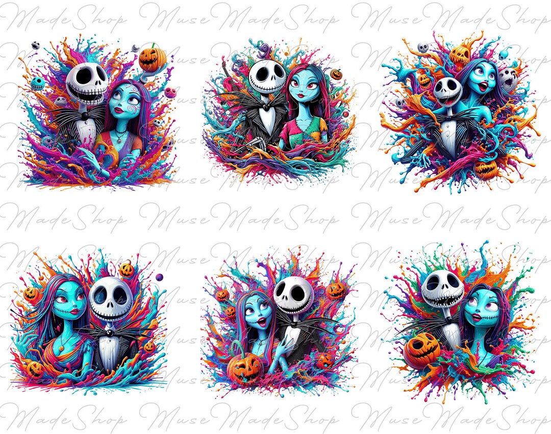 Splash Watercolor Horror Characters Png, Horror Halloween Png, Horror ...