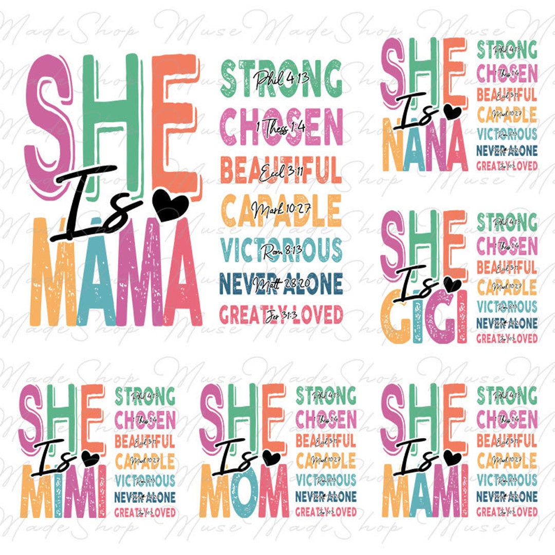 She is Mom Png, Blessed Mom Png, Mom Life Png, Retro Mama Png, Mother's ...