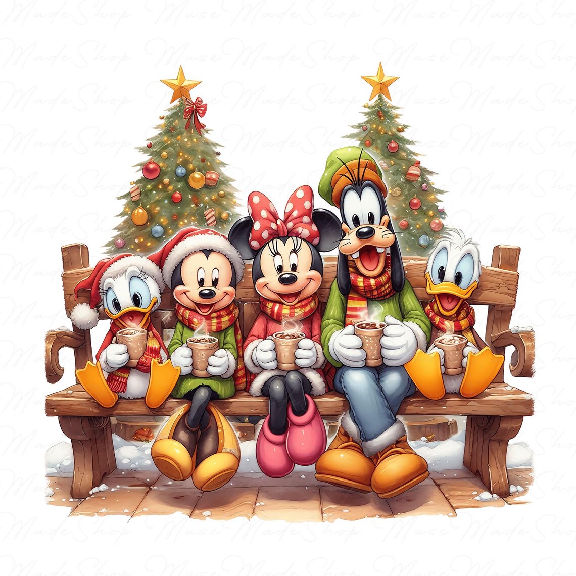Christmas Mouse Png, Christmas Cartoon Png, Merry Christmas Png ...