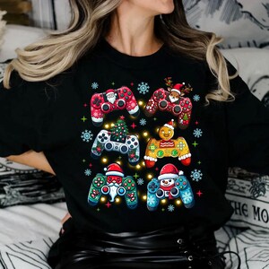 Retro Christmas Gaming Controller Png, Santa Claus Christmas Png ...