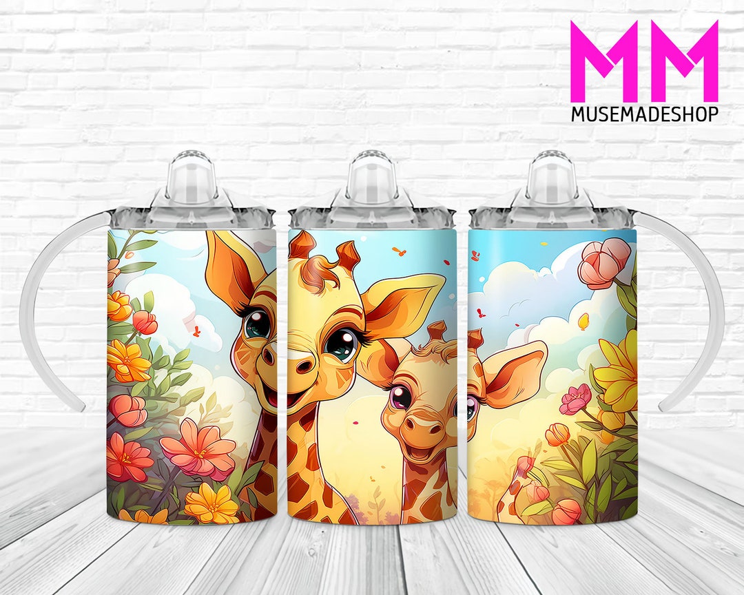 Giraffe Sippy Cup Png, Cartoon Characters Sippy Cup Wrap, Movies ...