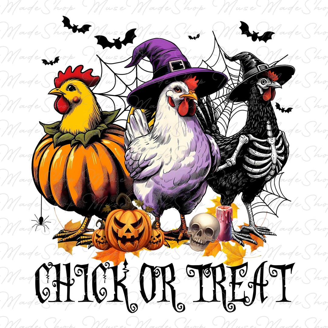 Halloween Chickens Png, Spooky Chickens Png, Spooky Vibes Png ...