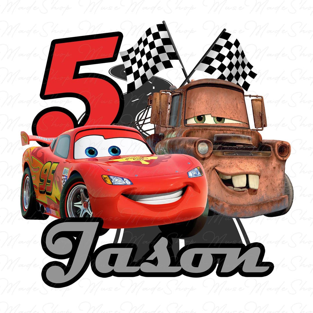 Custom Cars Birthday Boy Png, Birthday Boy Cars Png, Custom Birthday ...