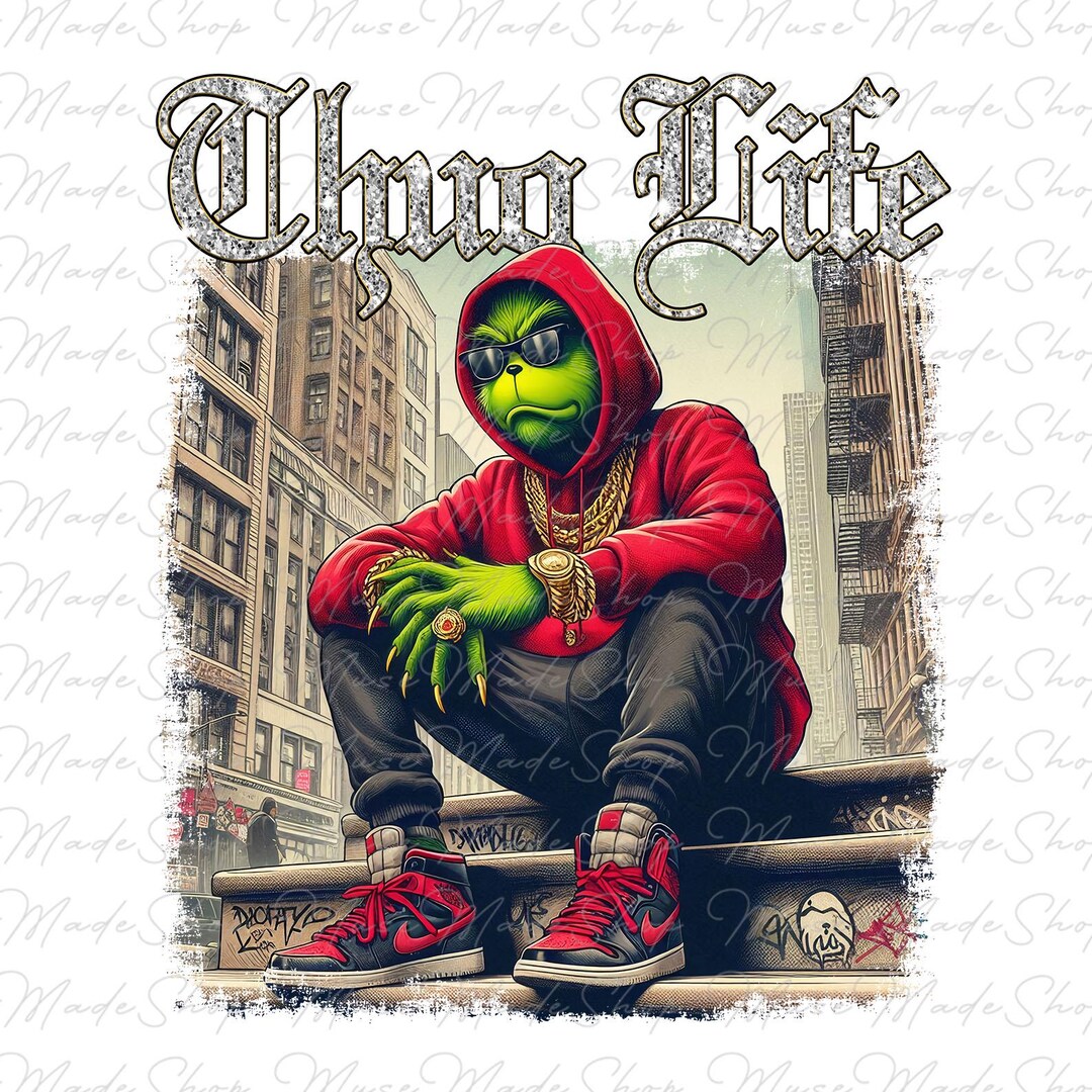 Thug Life Christmas Characters Png, Christmas Movies Png, Merry ...