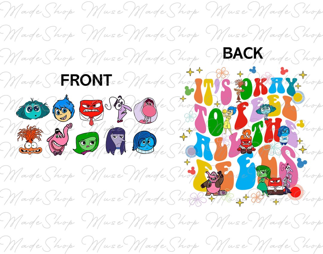 Friends Cartoon Emotions Png, It’s Okay to Feel All the Feels Png ...