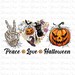 Peace Love Halloween Png, Horror Halloween Png, Horror Killers Png ...