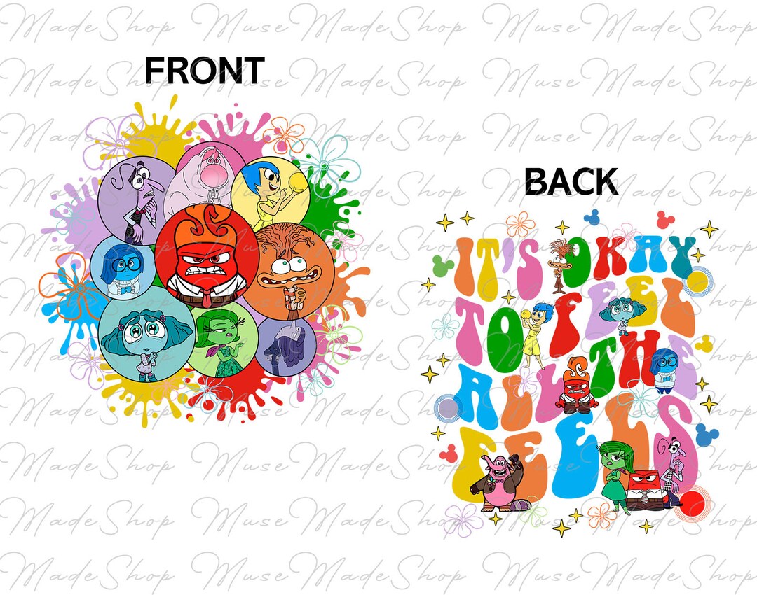 Friends Cartoon Emotions Png, It’s Okay to Feel All the Feels Png ...