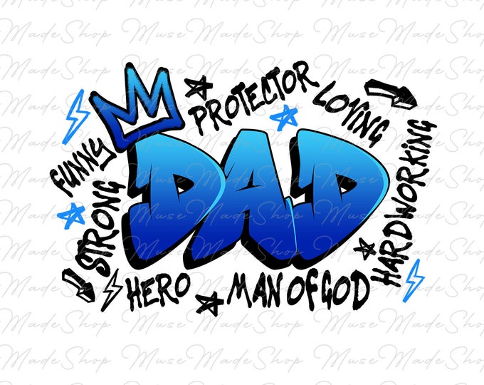 Dad PNG, Fathers Day PNG, Gift for Dad, Dad Clipart, Sublimation ...
