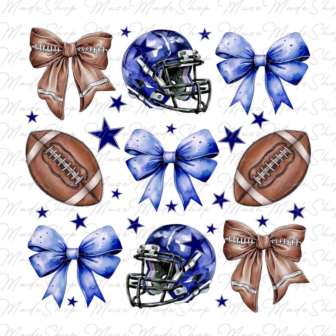 Coquette Football Png, Football Bow Png, Football Mom Png, Football Png ...