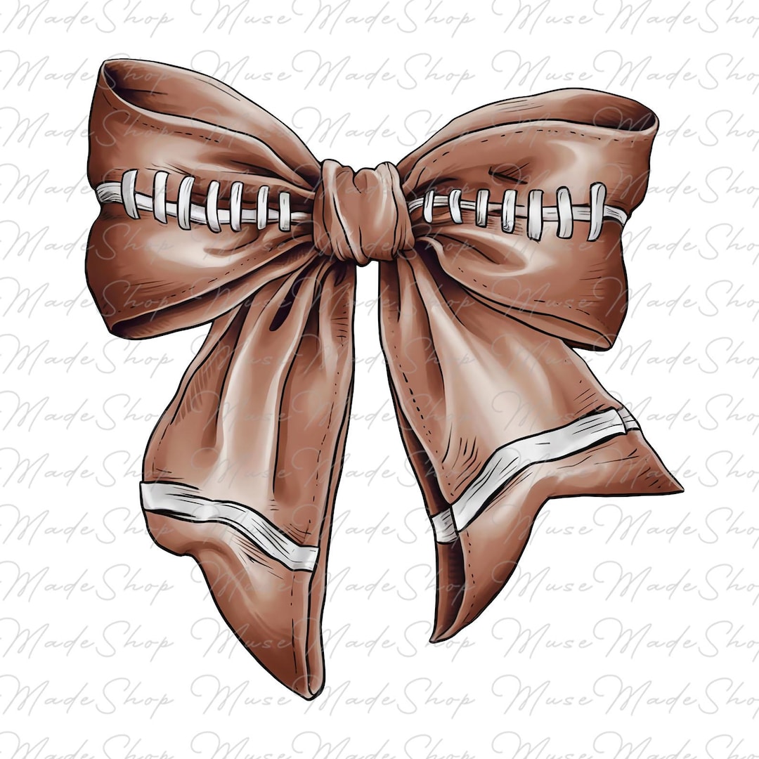 Coquette Football Png, Football Bow Png, Football Mom Png, Football Png ...