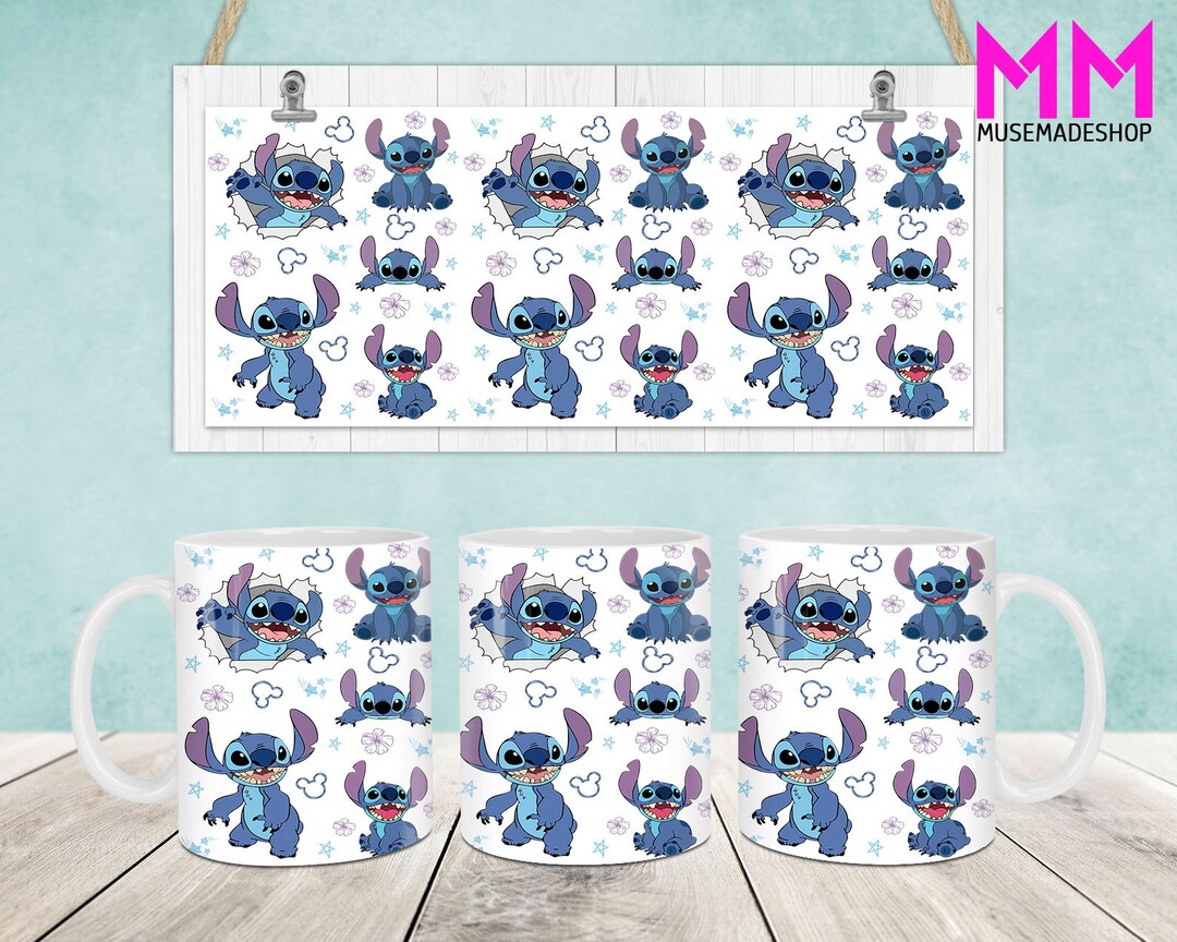 Cartoon Characters Mug Wrap, Cartoon 11oz & 15oz Mug Template, 11oz Mug ...