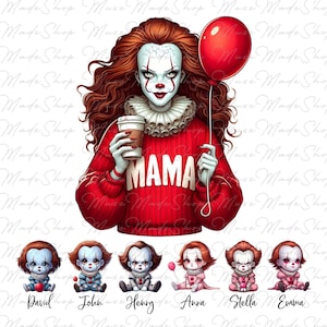 Personalized Halloween Mama Png, Spooky Mama Png, Horror Mama Png, Mama ...