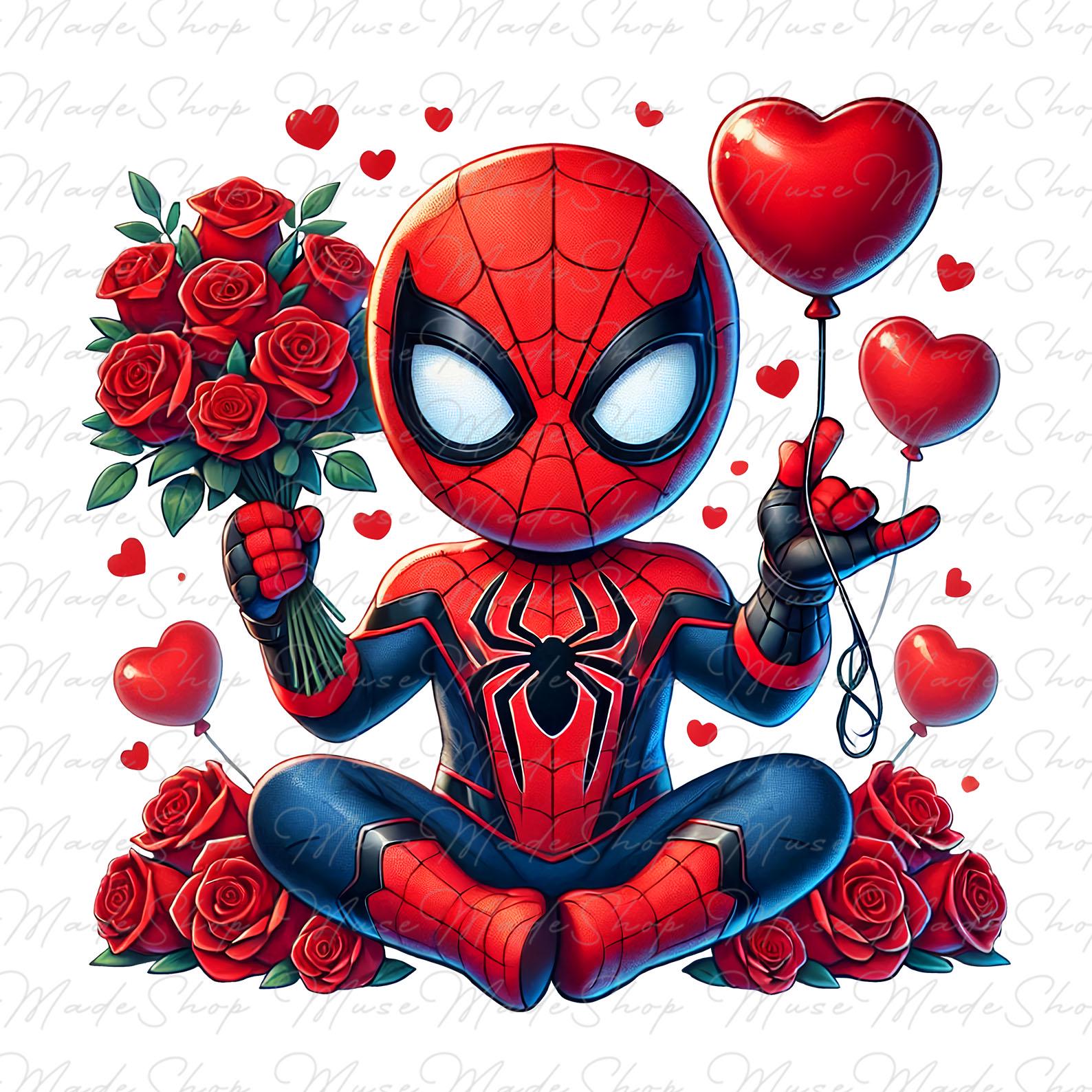 Valentine's Day Superhero Png, Superhero Valentines Png, Valentine ...