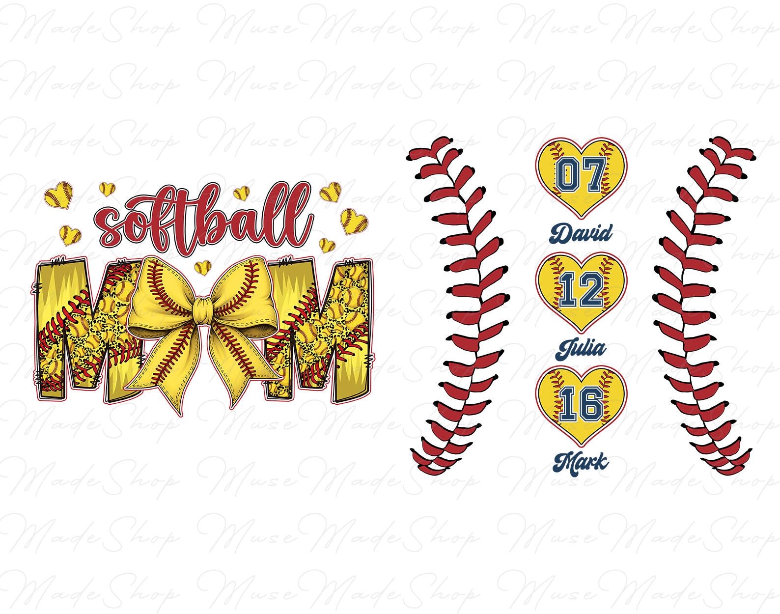 Custom Softball Mama Png, Softball Png, Softball Mom Png, Mother's Day ...