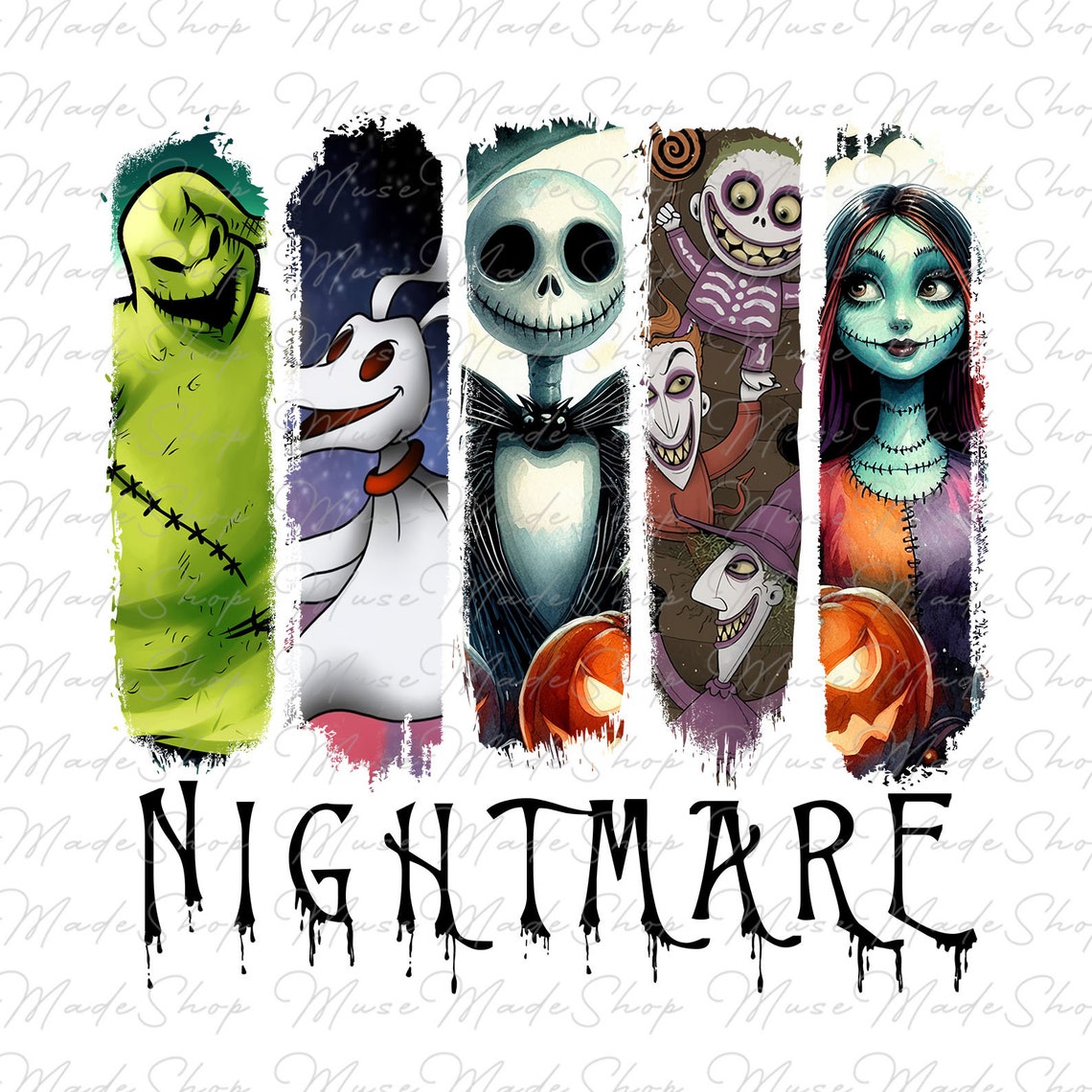 Peace Love Nightmare Png, Horror Halloween Png, Horror Killers Png ...
