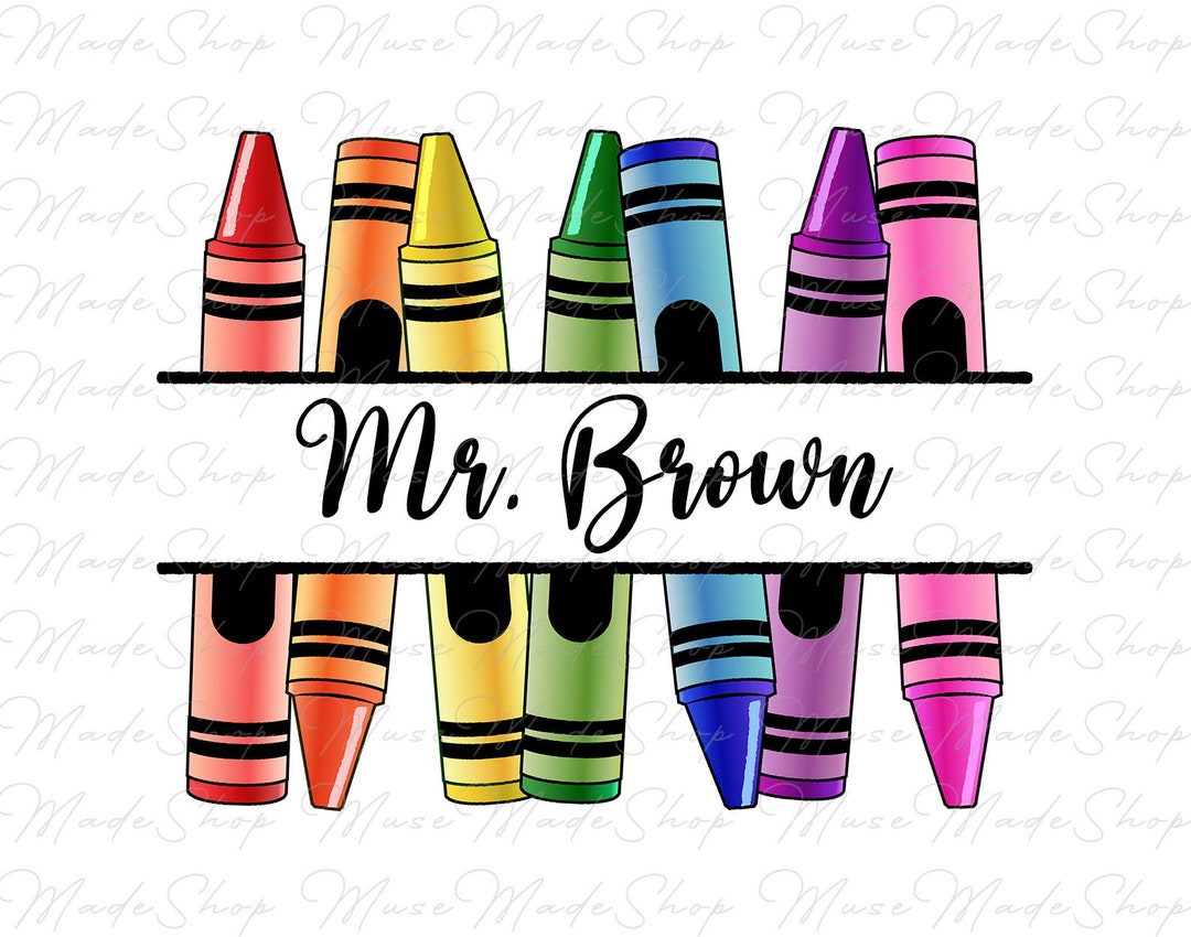 Custom Name Teacher Png, Teach Name Frame Png, Teacher Pencil Apple ...