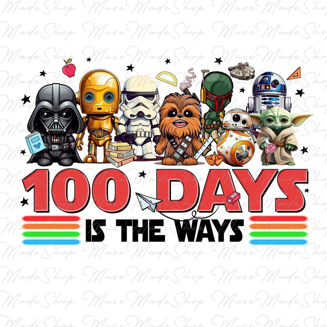 Happy 100 Days of School Png, Cartoon School Png, 100 Days Bruh Png ...