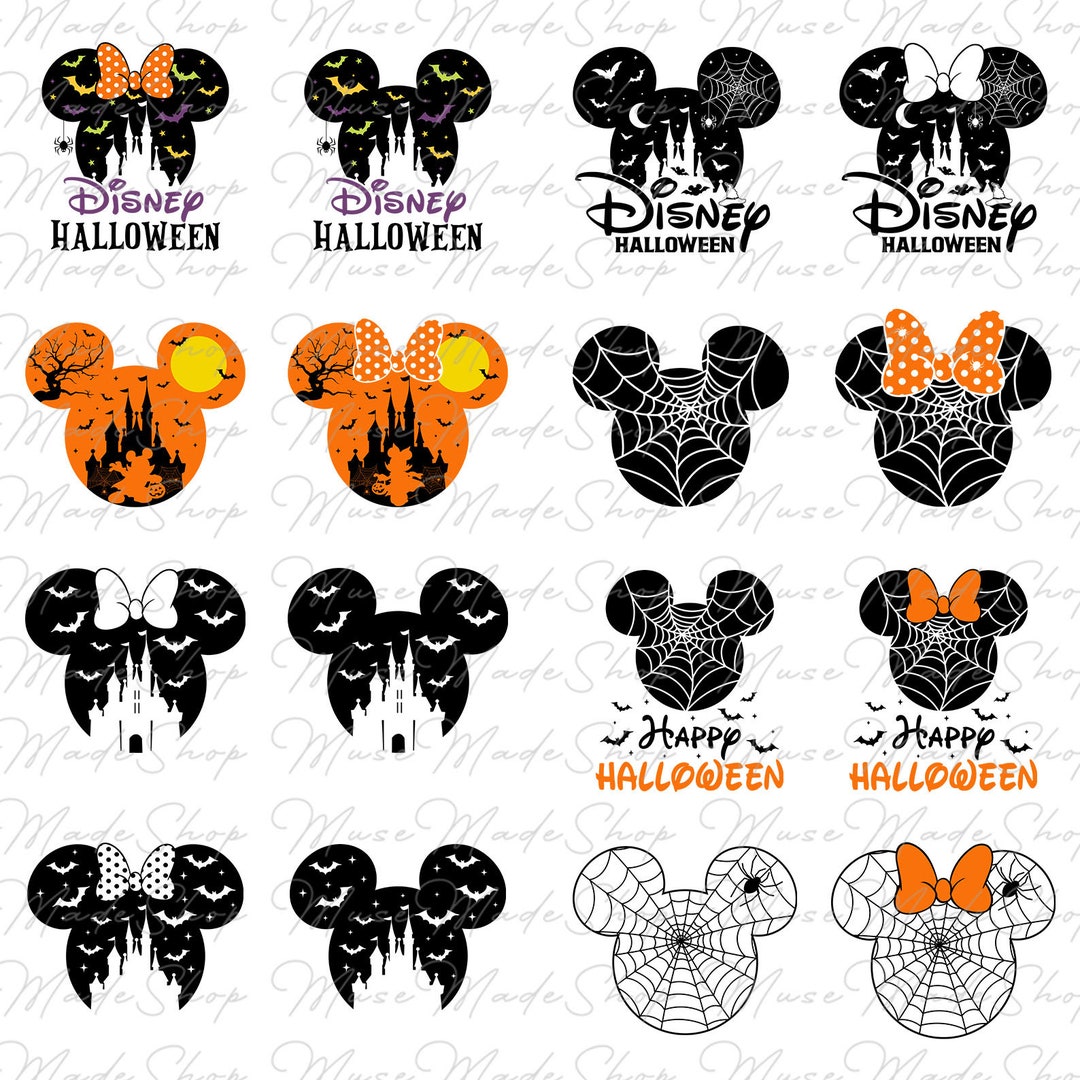 Pack 16 Halloween Mouse Png, Horror Halloween Png, Horror Characters ...