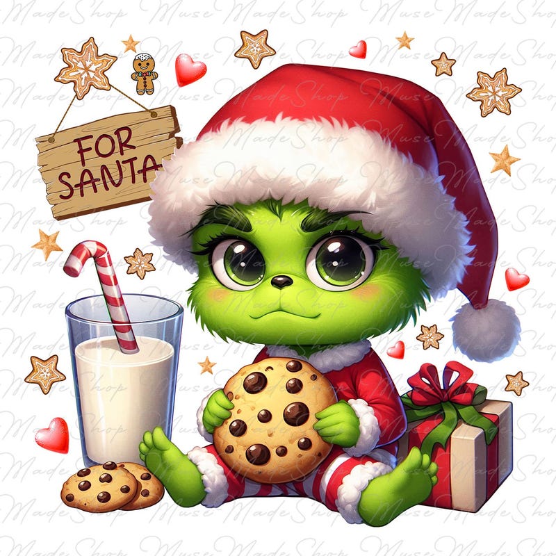 Preppy Grinch - Etsy