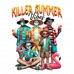 Killer Summer Vibes Png, Horror Halloween Png, Horror Characters Png ...