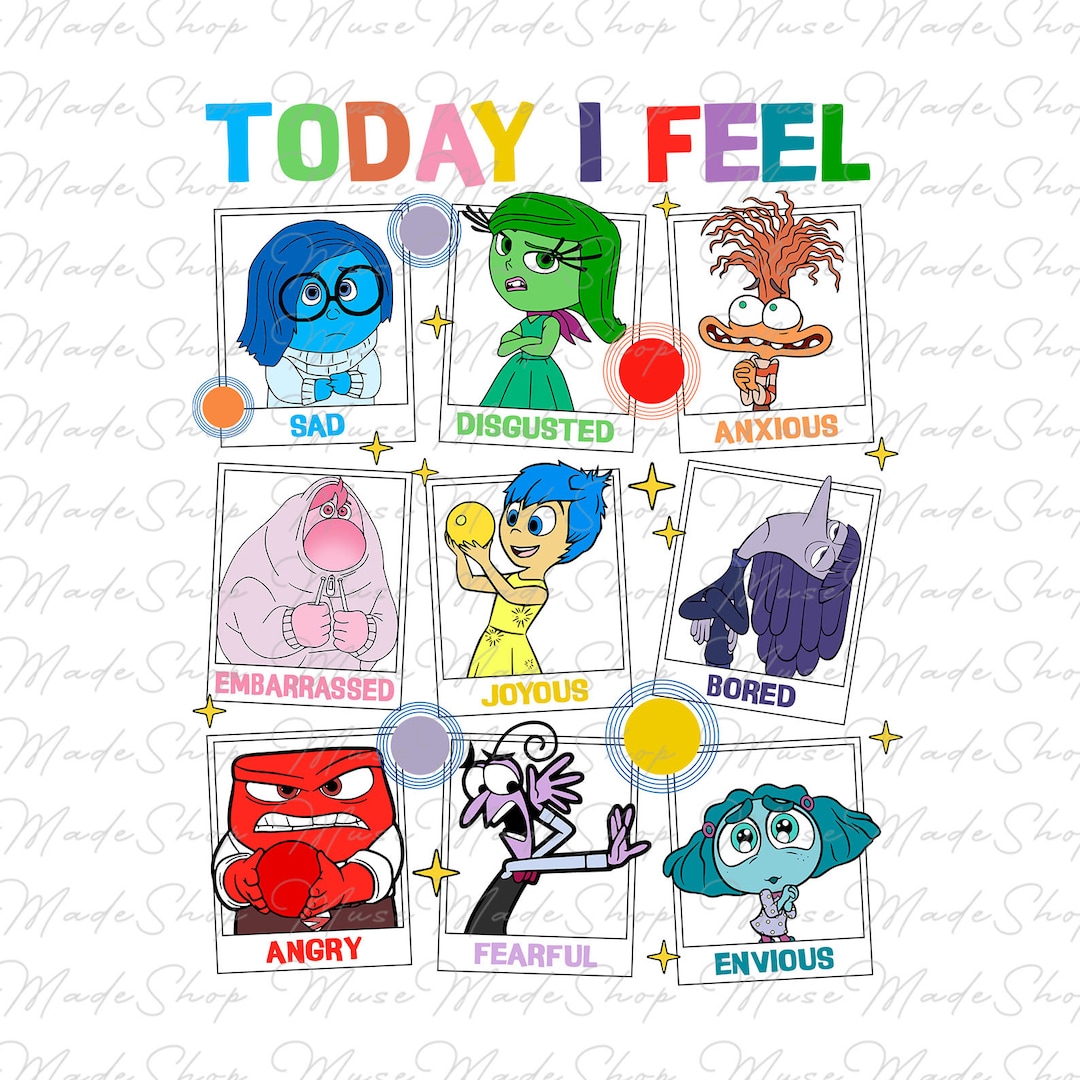 Cartoon Emotions Png, It’s Okay to Feel All the Feels Png, Mental ...