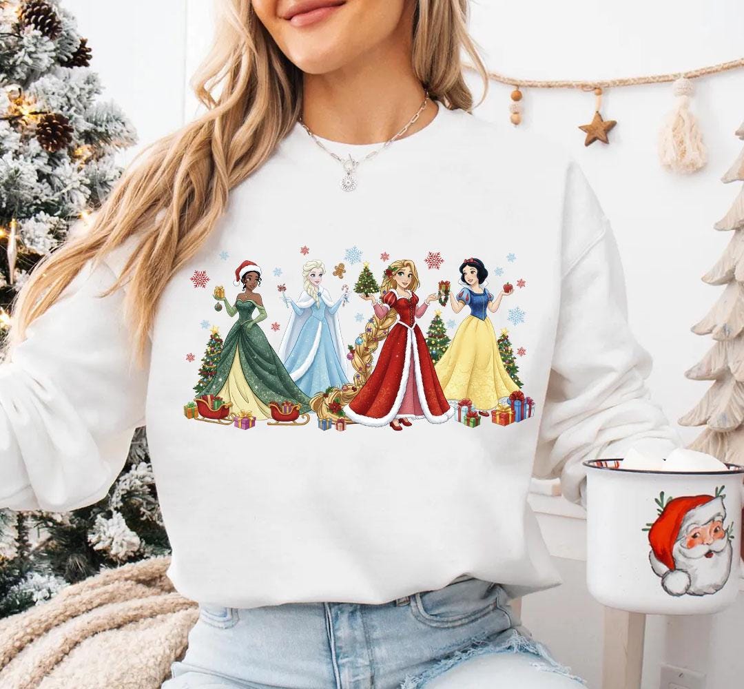 Christmas Princess Character Png, Cute Princess Png, Princess Christmas ...
