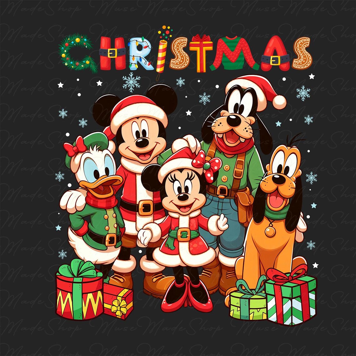 Christmas Mouse Png, Christmas Cartoon Png, Merry Christmas Png ...