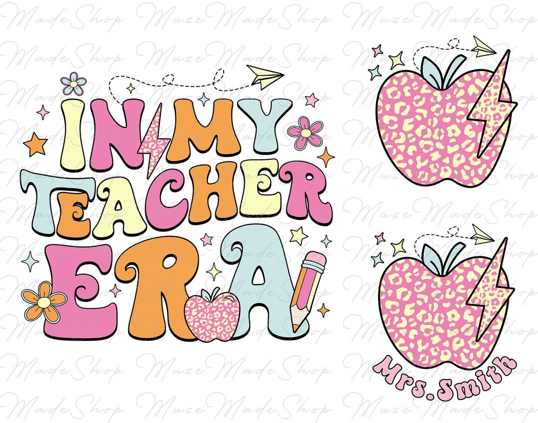 In My Teacher Era Png Teacher Era Png Cool Teacher Png - Etsy