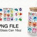 Cartoon Emotions 16oz Glass Can Wrap, Cartoon 16 Oz Glass Can Png, 16 ...