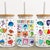 Cartoon Characters 16oz Glass Can Wrap, Cartoon 16 Oz Glass Can Png, 16 ...