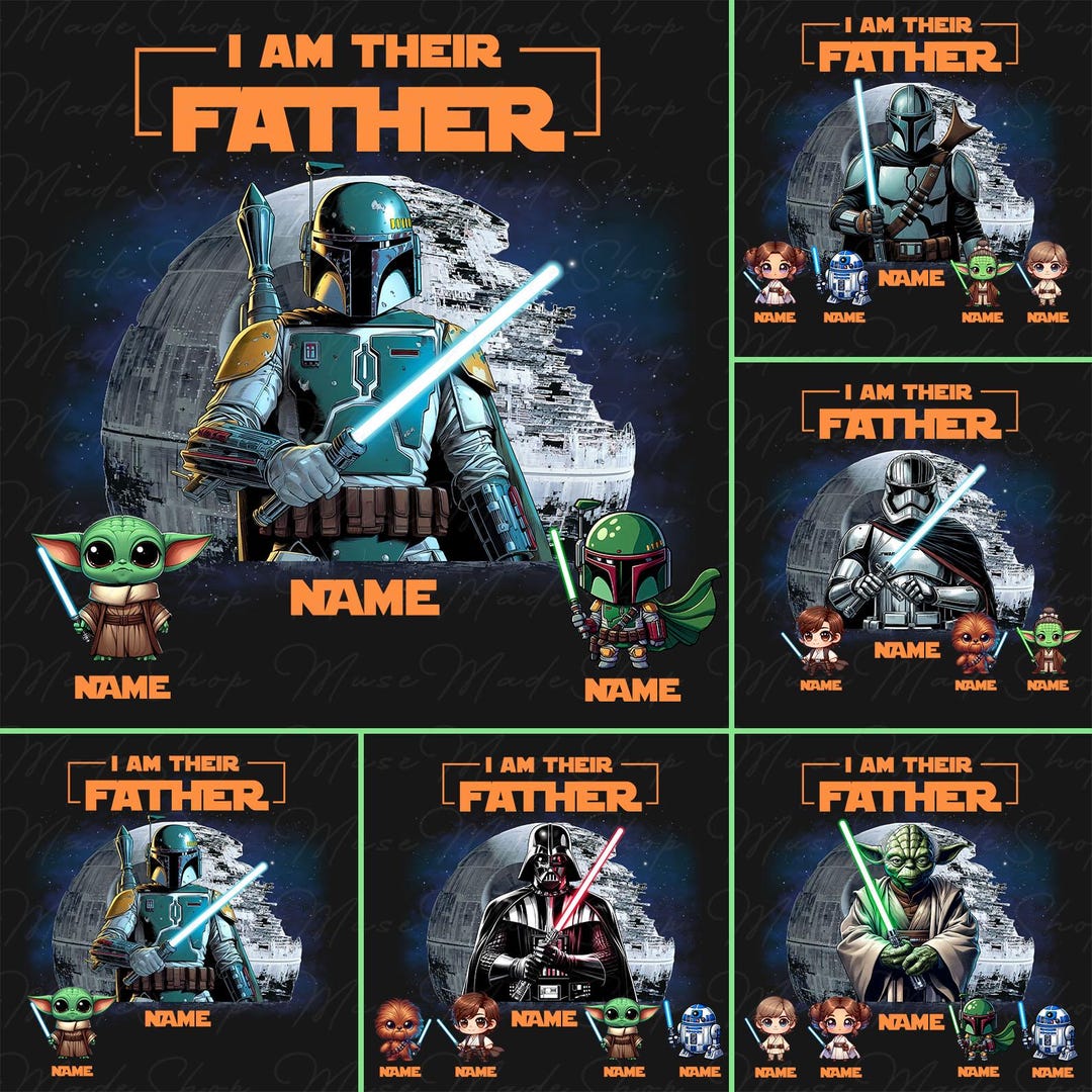 Custom I Am Their Father Png, Super Dad Png, Dad Png, Father's Day Png ...