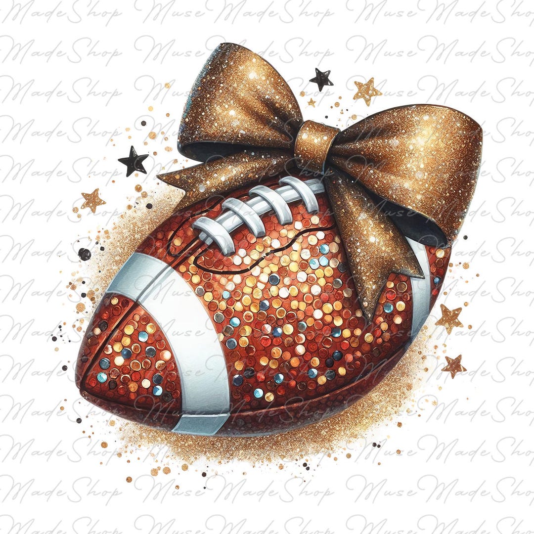Coquette Football Png, Football Bow Png, Football Mom Png, Football Png ...