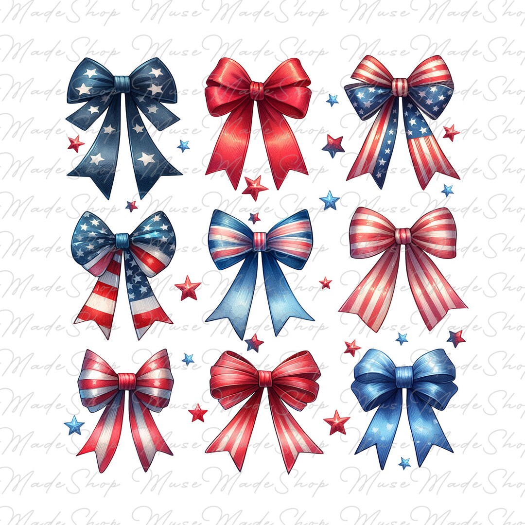 Coquette American Flag Png, Coquette Bow Png, America Png, 4th of July ...
