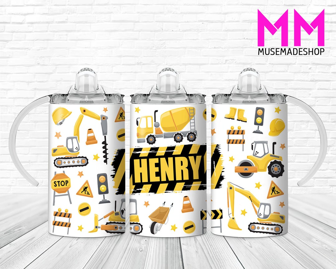 Constructions Sippy Cup Png, Custom Name Sippy Cup Wrap, Constructions ...