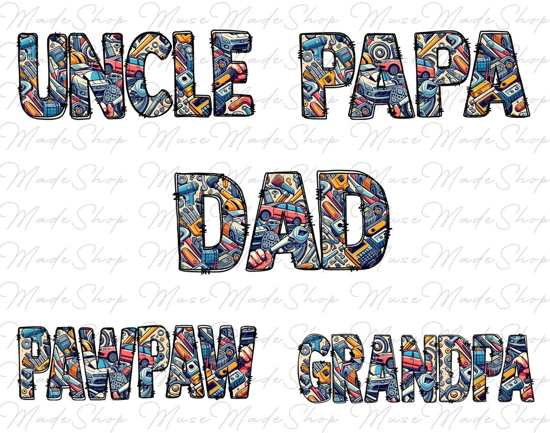 Dad Tools Png, Mechanic Dad Png, Dad Png, Father's Day Png, Father Png ...