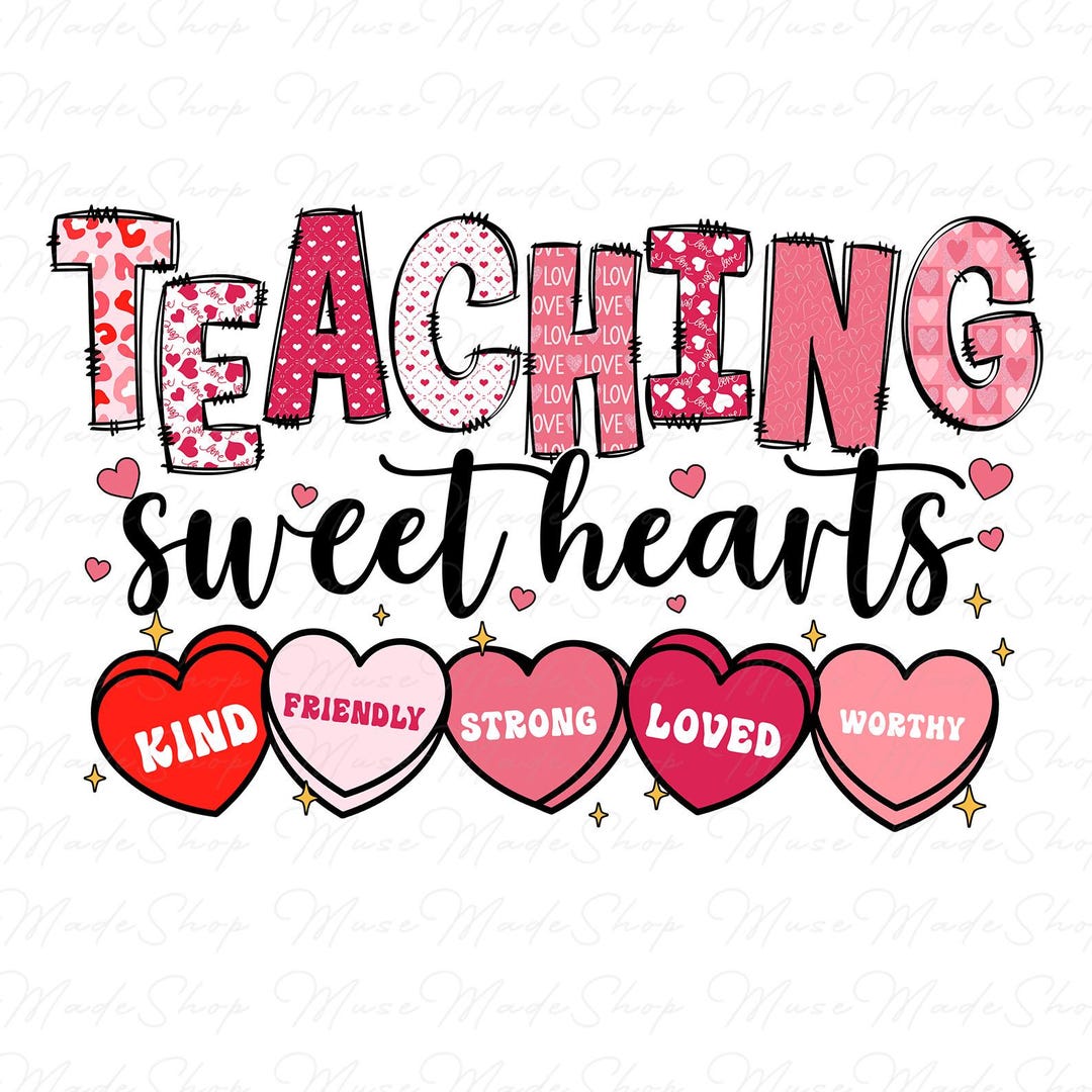 Teaching Sweethearts Png, Happy Valentine's Day Png, Teacher Valentines ...