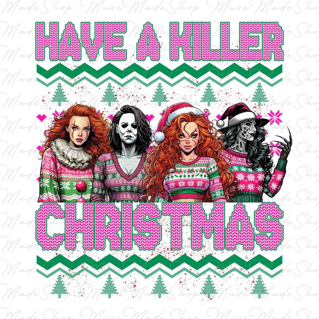 Merry Creepmas Png, Christmas Movie Characters Png, Friends Christmas ...