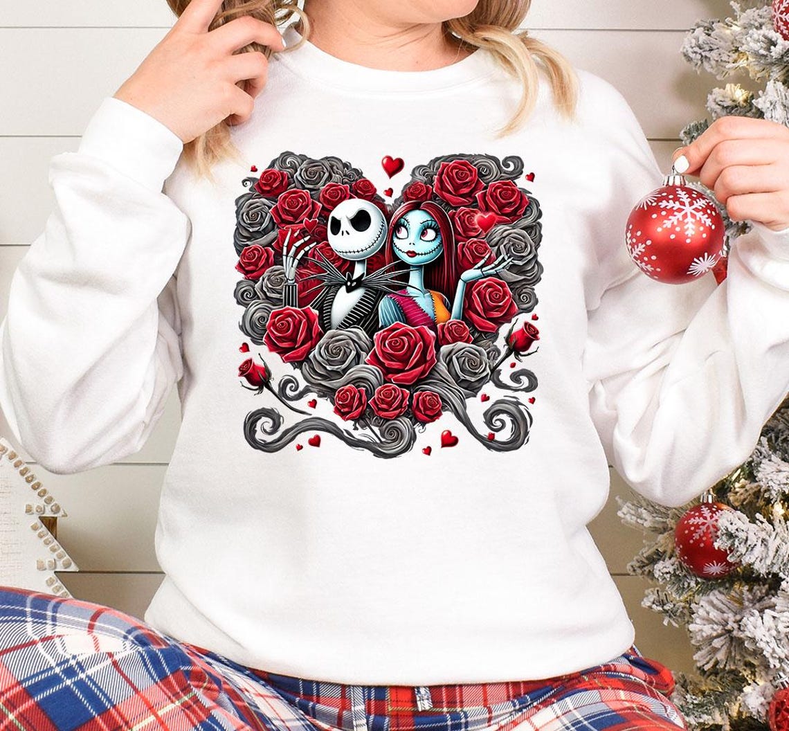 Nightmare Valentine Couple Png, Be My Valentine Png, Valentine Movie ...