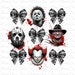 Pink Halloween Png, Horror Halloween Png, Pink Horror Characters Png ...