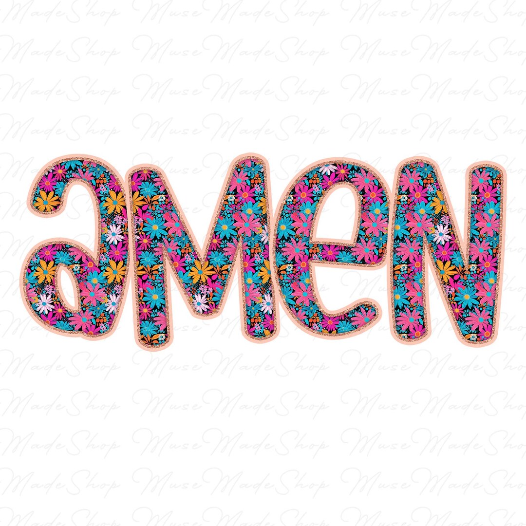 Amen Bow Png, Floral Amen Png, Jesus Easter Png, Amen Coquette Bow Png ...