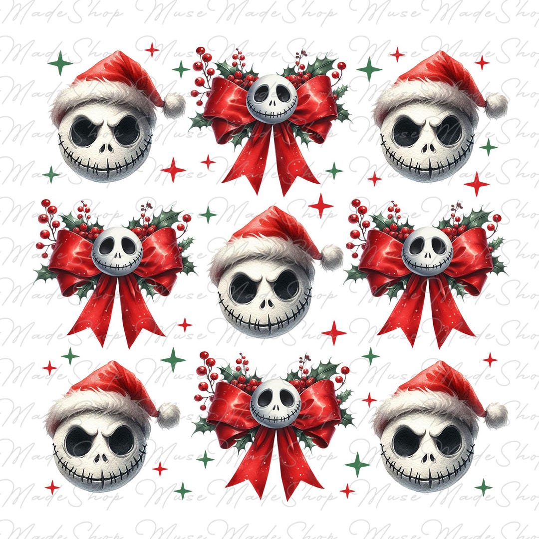 Christmas Coquette Bow Png, Nightmare Horror Movies Character Png ...