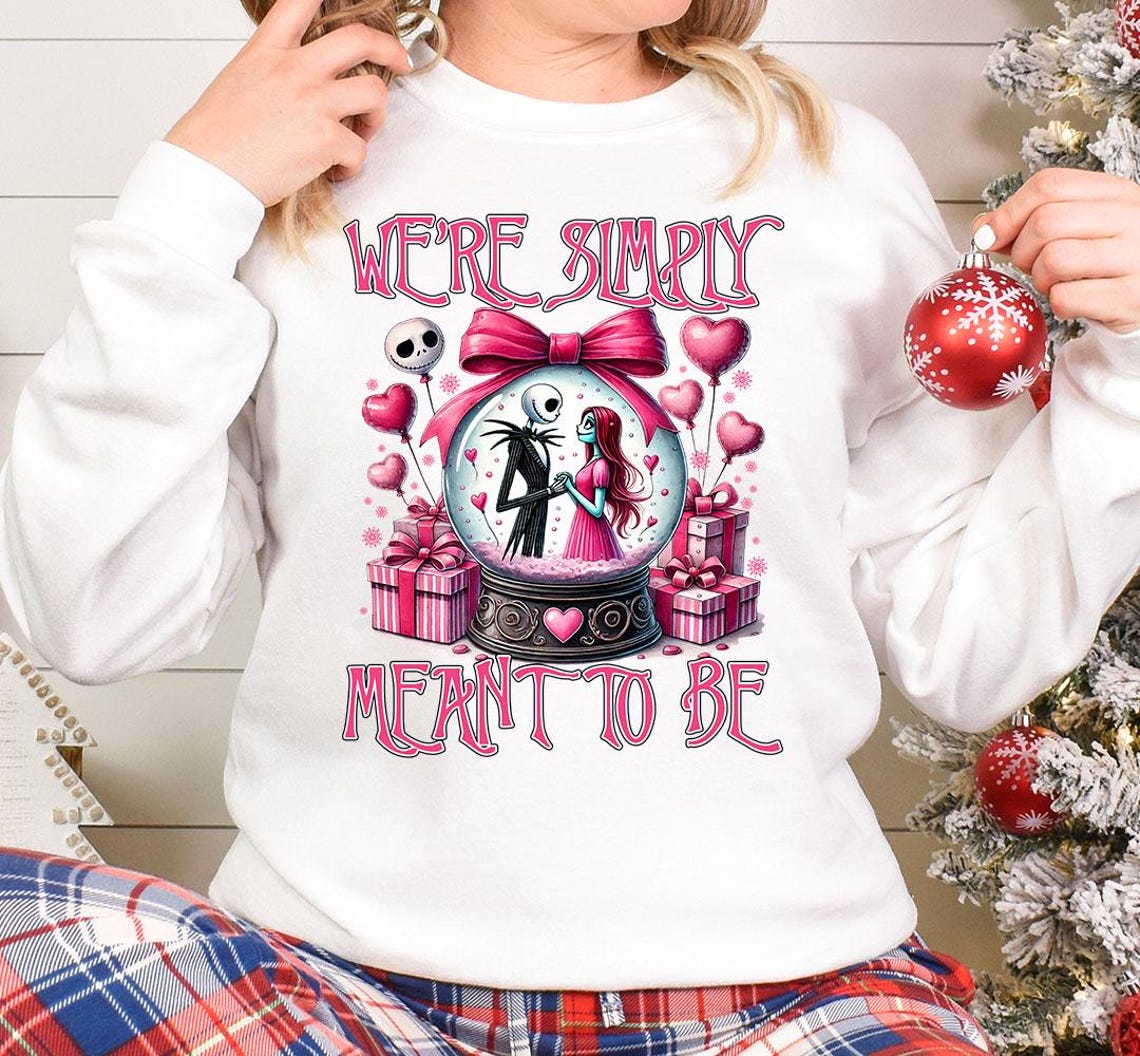 Nightmare Valentine Couple Png, We’re Simply Meant to Be Png, Valentine ...