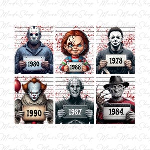 Halloween Horror Characters Png, Horror Halloween Png, Horror Killers ...