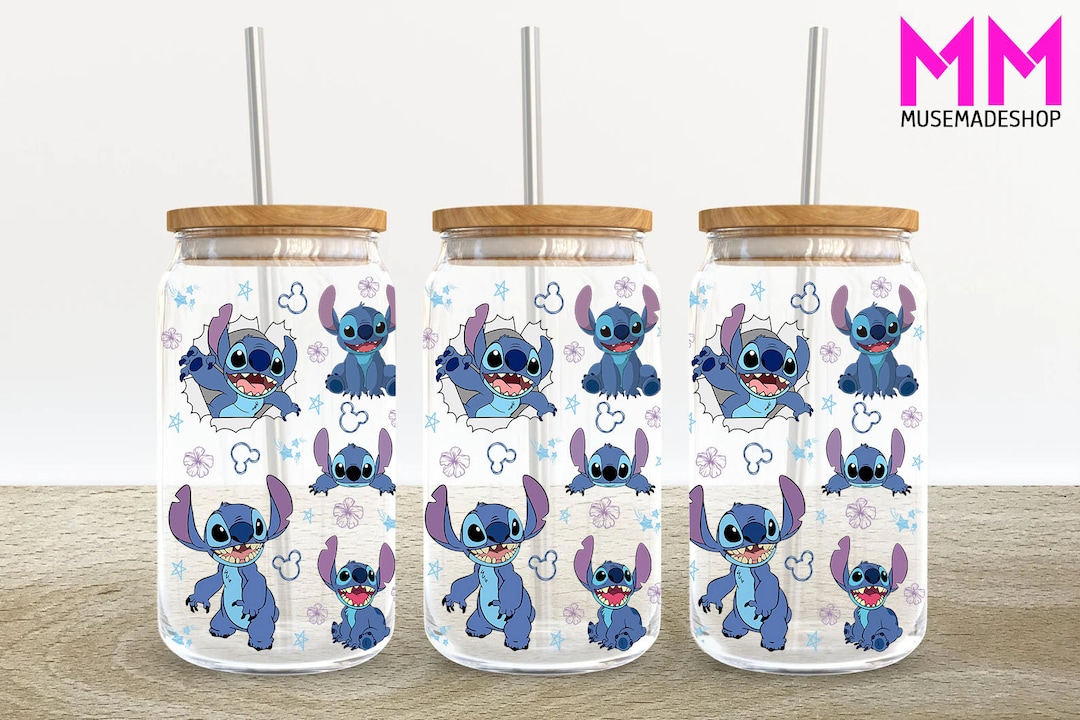 Cartoon Characters 16oz Glass Can Wrap, Cartoon 16 Oz Glass Can Png, 16 ...