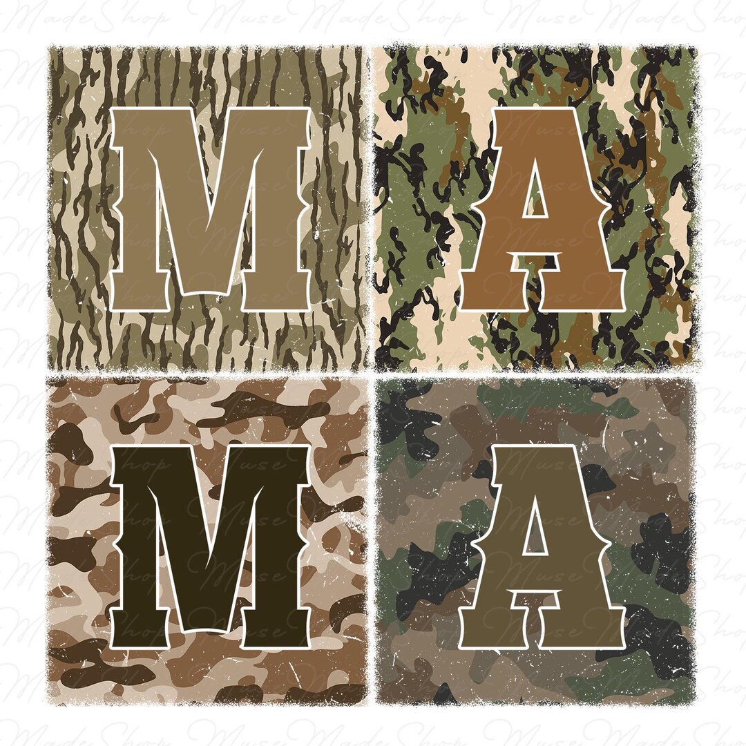 Retro Camo Mama Png, Mama Camo Png, Hunting Mama Camo Png, Retro Mama ...